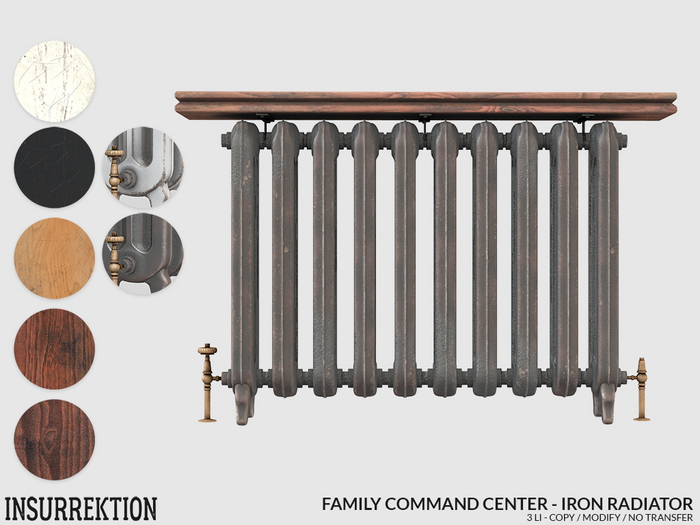 Second Life Marketplace - [IK] Family Command Center - Iron Radiator
